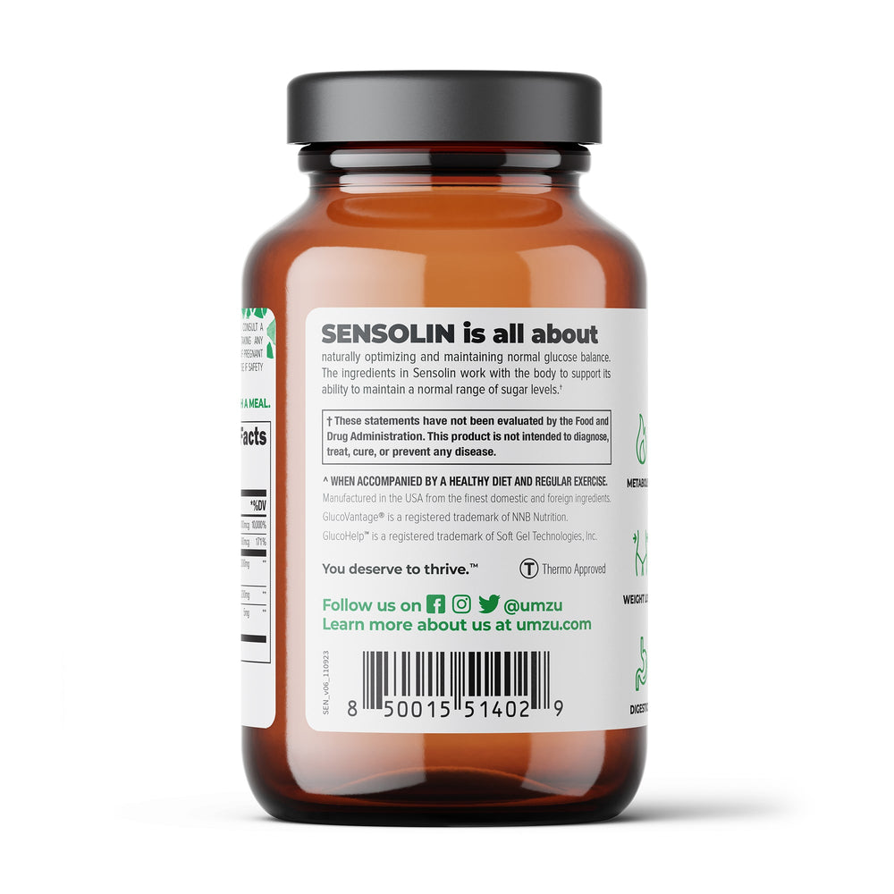Sensolin: Natural Blood Sugar & GLP-1 Support Capsule UMZU